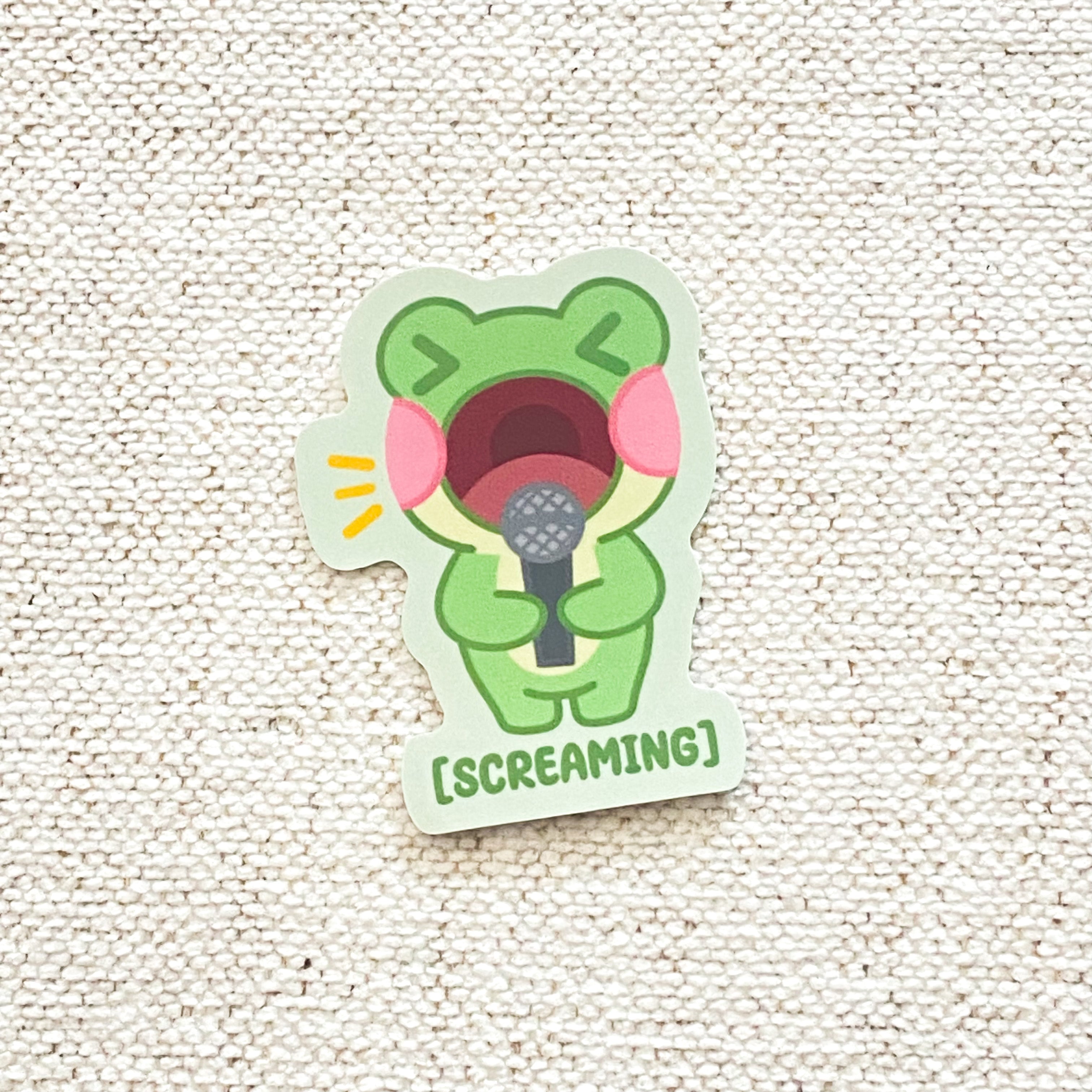 [Screaming] Sticker – Mocha Co.